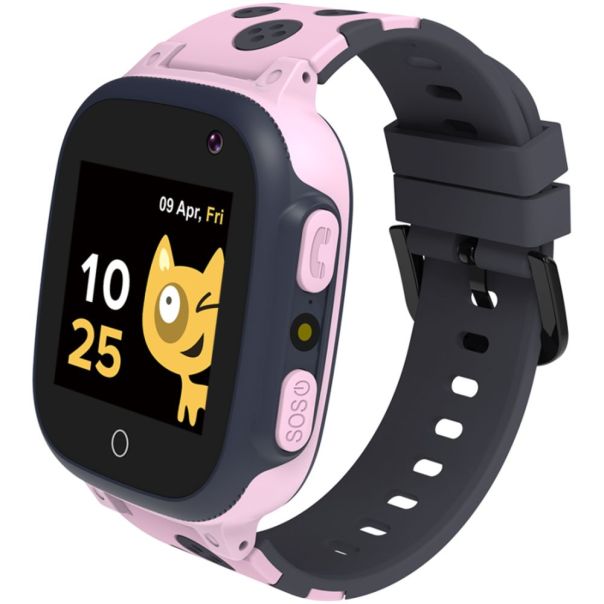 "Smart watch CANYON Sandy KW-34, Kids, 1.44"", GPS, nano SIM, 32+32MB, GSM, 400mAh, pink"