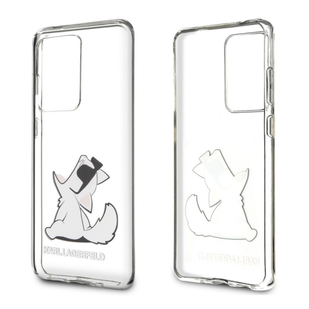 Maska za Samsung S20 Ultra/ G988F transparent Karl Lagerfeld Cat