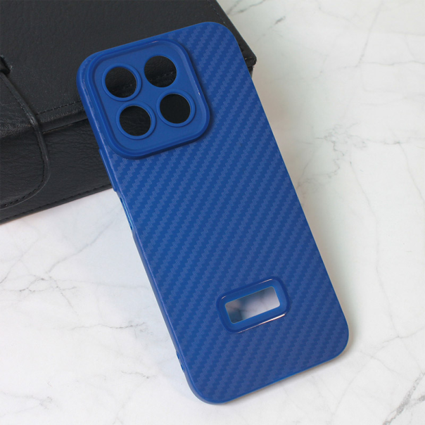 Maska za Honor X8b Carbon Prop plava