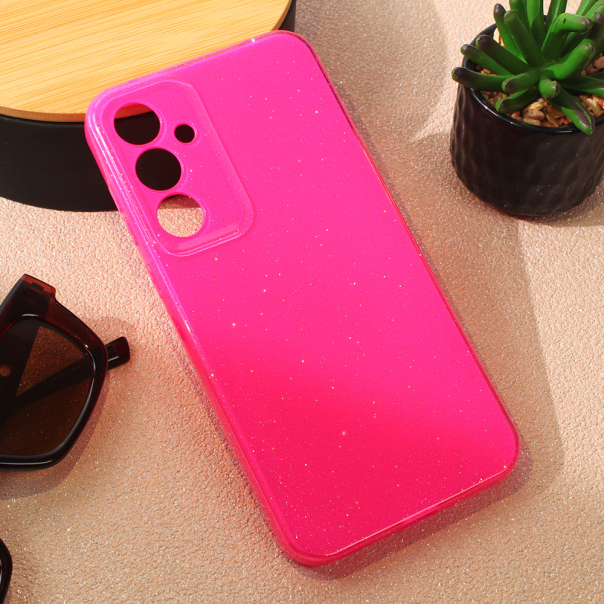 Maska za Samsung Galaxy A35 5G Sparkle Dust pink
