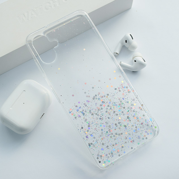 Maska za Samsung A06/ A065F Stardust srebrna