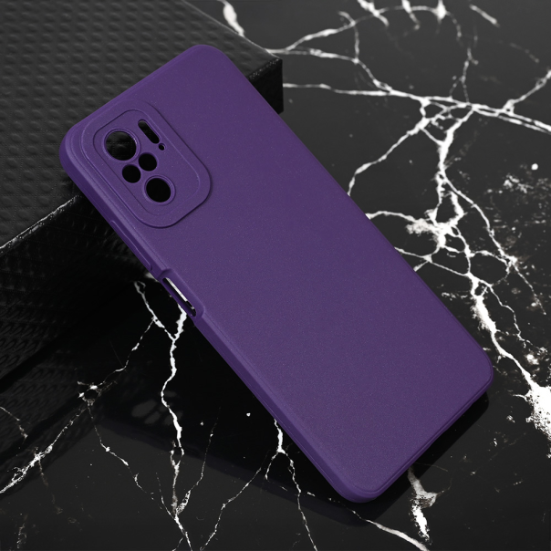 Maska za Xiaomi Redmi Note 10 4G/Note 10s Teracell Giulietta mat tamno ljubičasta