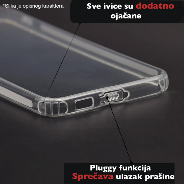 Maska za Samsung S24/ S921B Skin Silikon with pluggy transparent