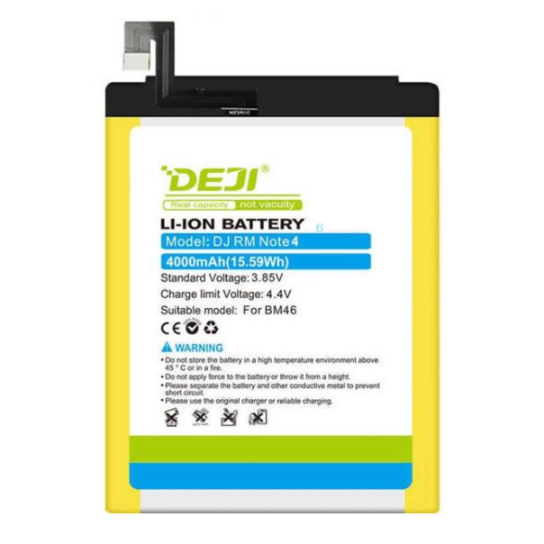 Baterija DEJI za Xiaomi Redmi Note 4/ BN41 (4000 mAh)