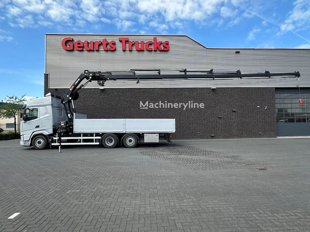 Nova DAF XF 530 OPENLAADBAK / PRITSCHE / FLATBED MET HIAB X-HIDUO 258 E-7 autodizalica