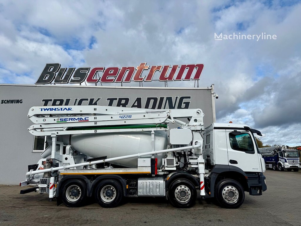 Sermac na šasiji Mercedes-Benz Arocs 3243 Sermac 28-4 4Z28 pumpa za beton