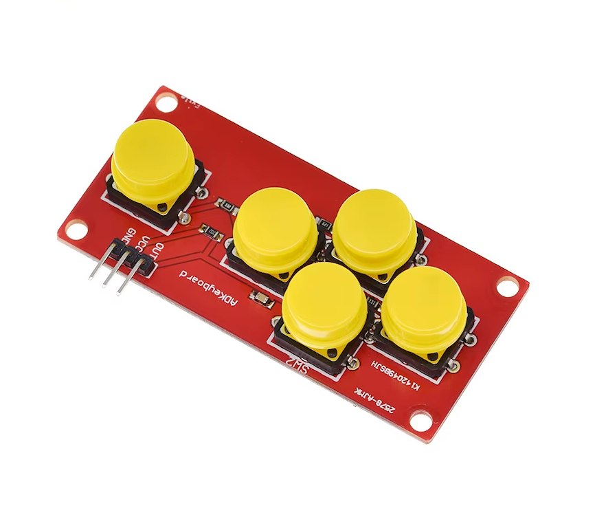 Arduino tastatura shield 5 tastera compatible