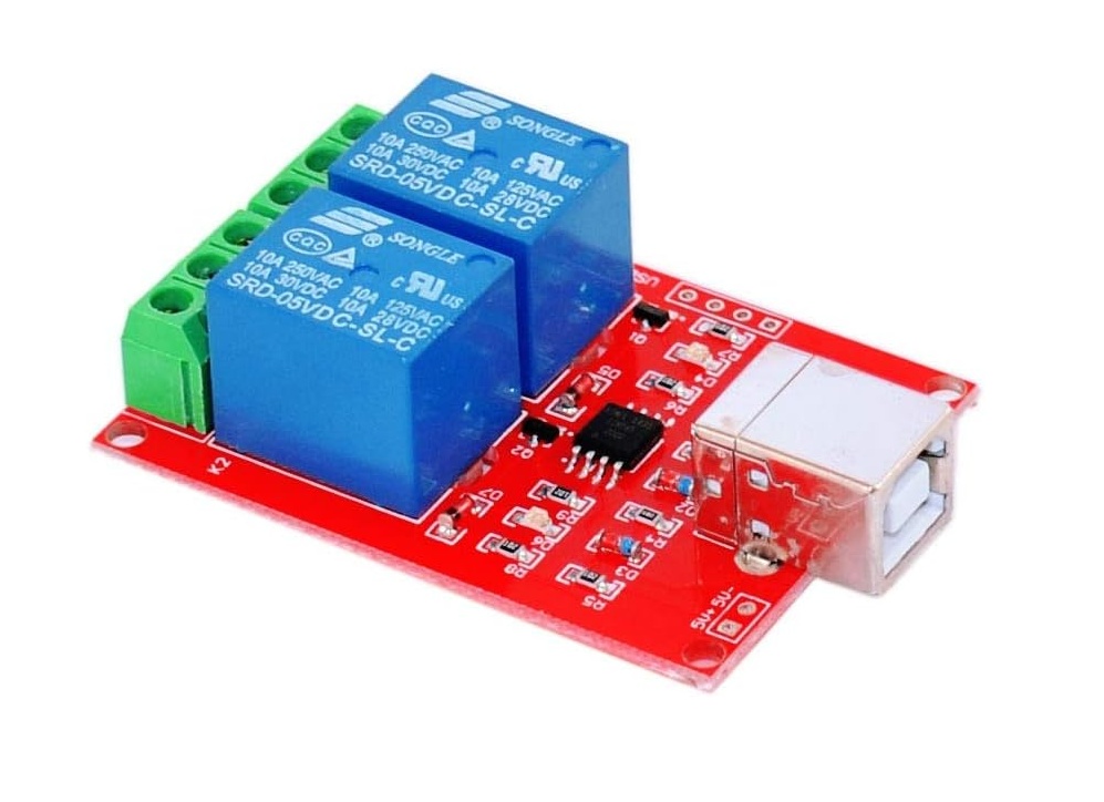 Relejni modul sa USB kontrolom 2CH