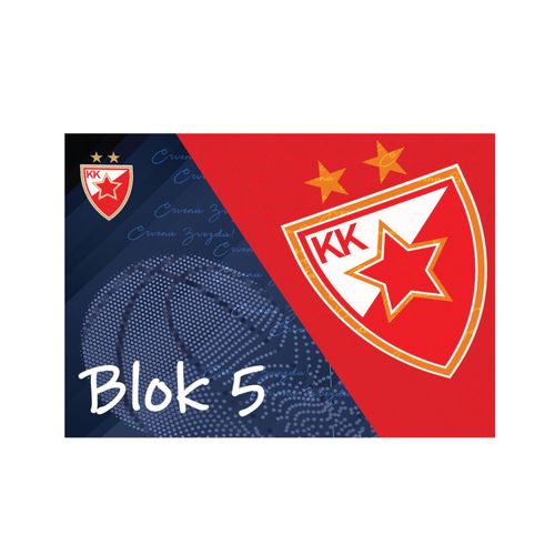 Blok Za Crtanje Br.5 Crvena Zvezda Akvarel