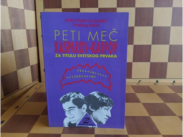 Peti mec Kasparov - Karpov (Njujork-Lion 1990) sah
