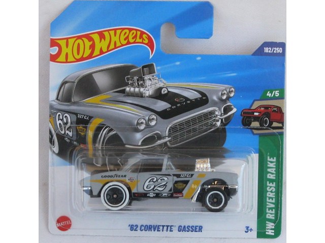 hot wheels chevrolet corvette `62 gasser