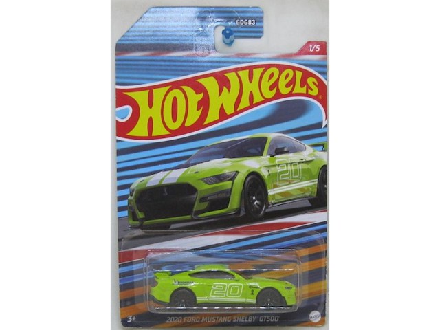 hot wheels ford mustang `20 shelby GT500