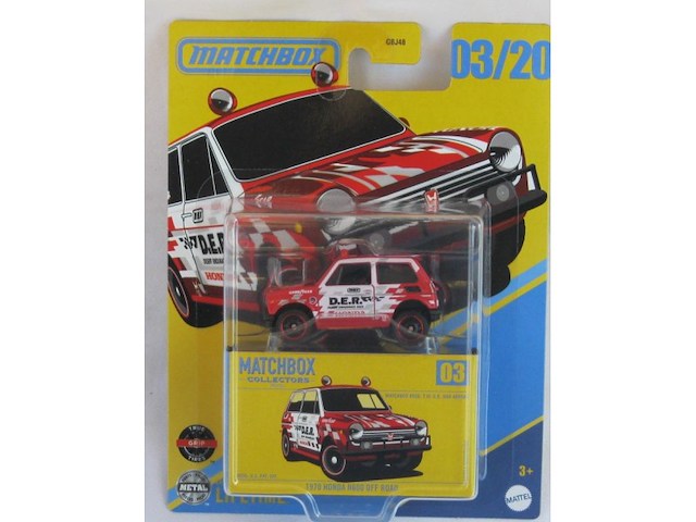 matchbox honda N600 off road
