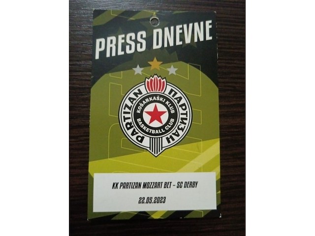 Partizan-Derbi 22.5.2023 press