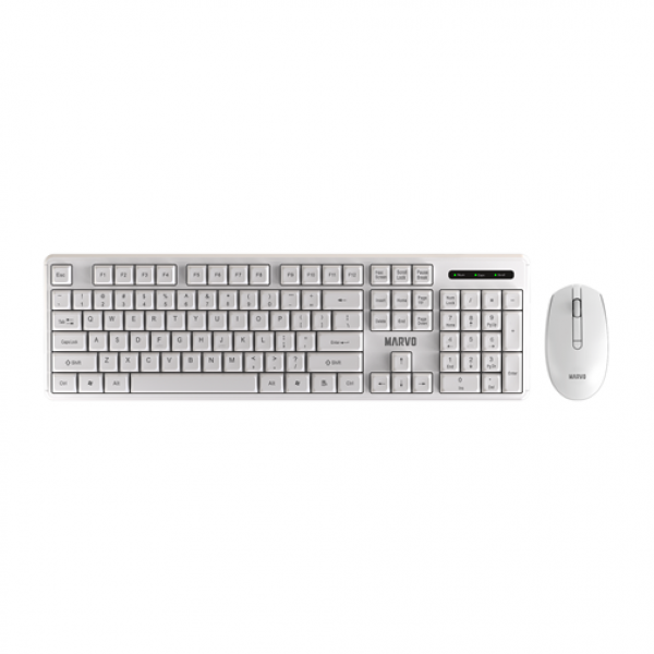 TASTATURA+MIS MARVO WS005 WH wireless combo