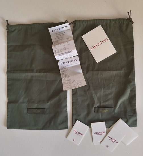 VALENTINO NOVO dust bag,sertifikat i racun