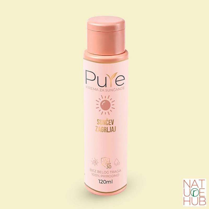Krema za sunčanje - sunčev zagrljaj, Pure 120ml