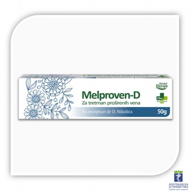 MELPROVEN-D MAST ZA VENE 50G