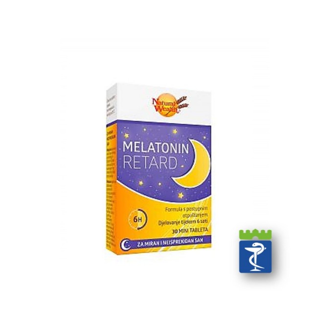 NATURAL WEALTH MELATONIN RETARD TABLETE A30