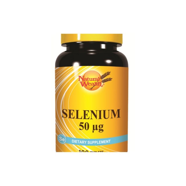 NATURAL WEALTH SELENIUM 50MCG TABLETE A100