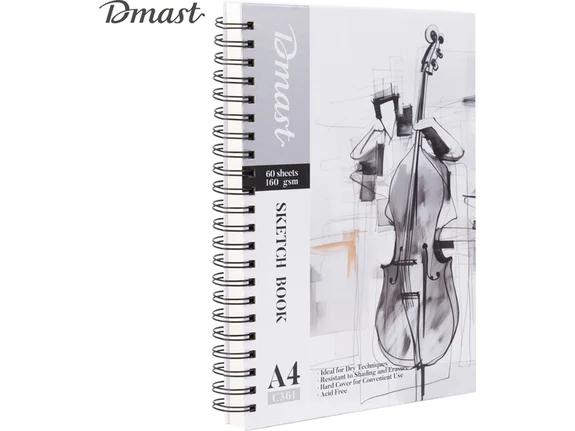 Deli Blok za crtanje Dmast Pebeo Sketch Book A4 60 lista 160g EC361