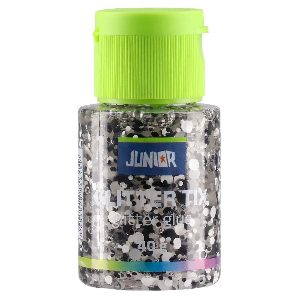Glitter Tix, lepak sa šljokicama, 40g Crna