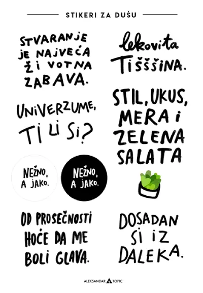 Aca Top Cat Stikeri set Soul stickers No. 1