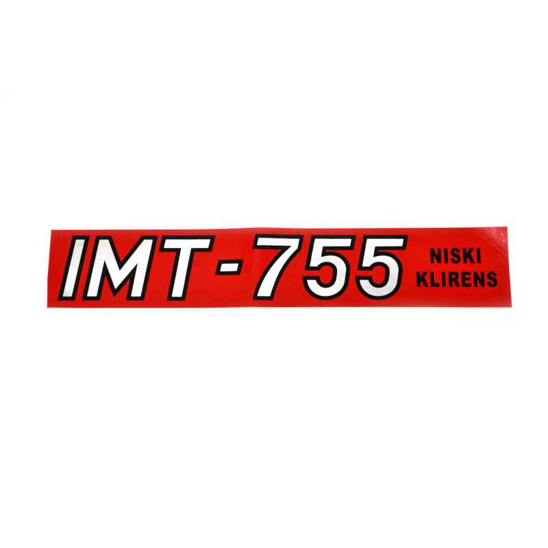 NALEPNICA IMT 755 NISKI KLIRENS 280X50 MM