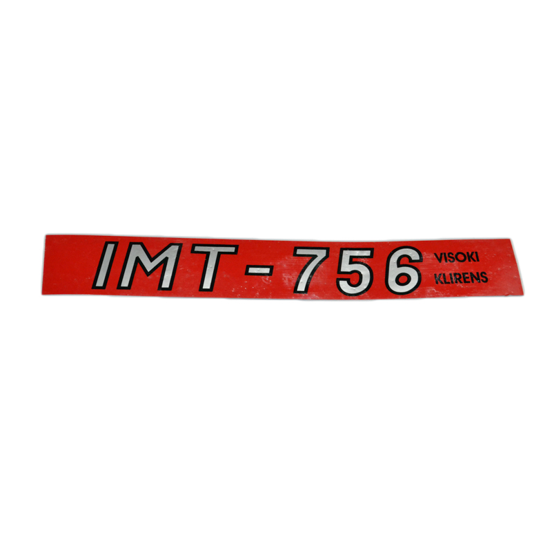 NALEPNICA IMT 756 VISOKI KLIRENS 280X50 MM