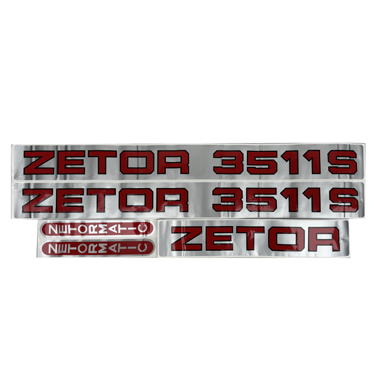 NALEPNICA ZETOR 3511S (KOMPLET ZA JEDAN TRAKTOR)