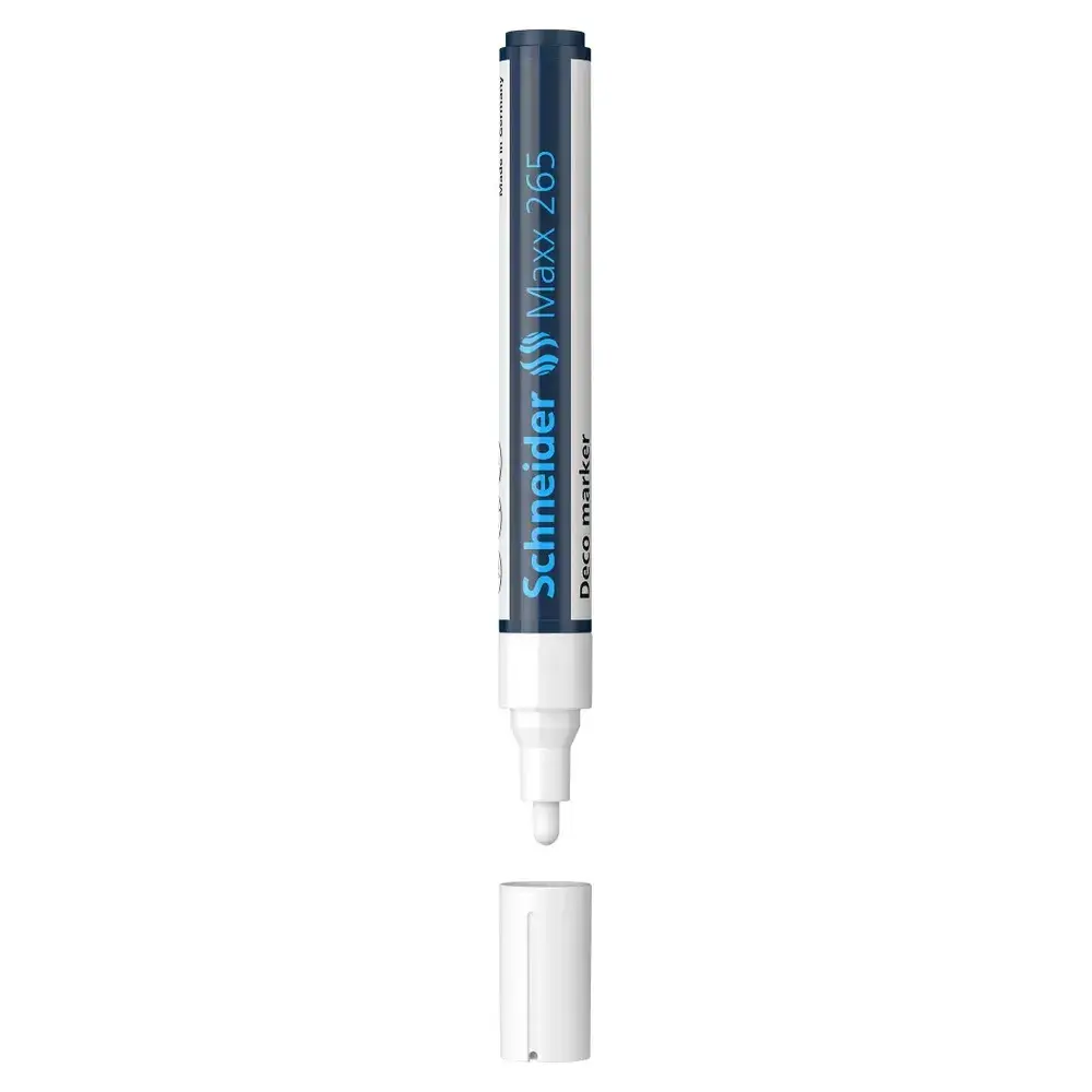 Schneider Marker tečna kreda Maxx 265, Okrugli vrh, Beli
