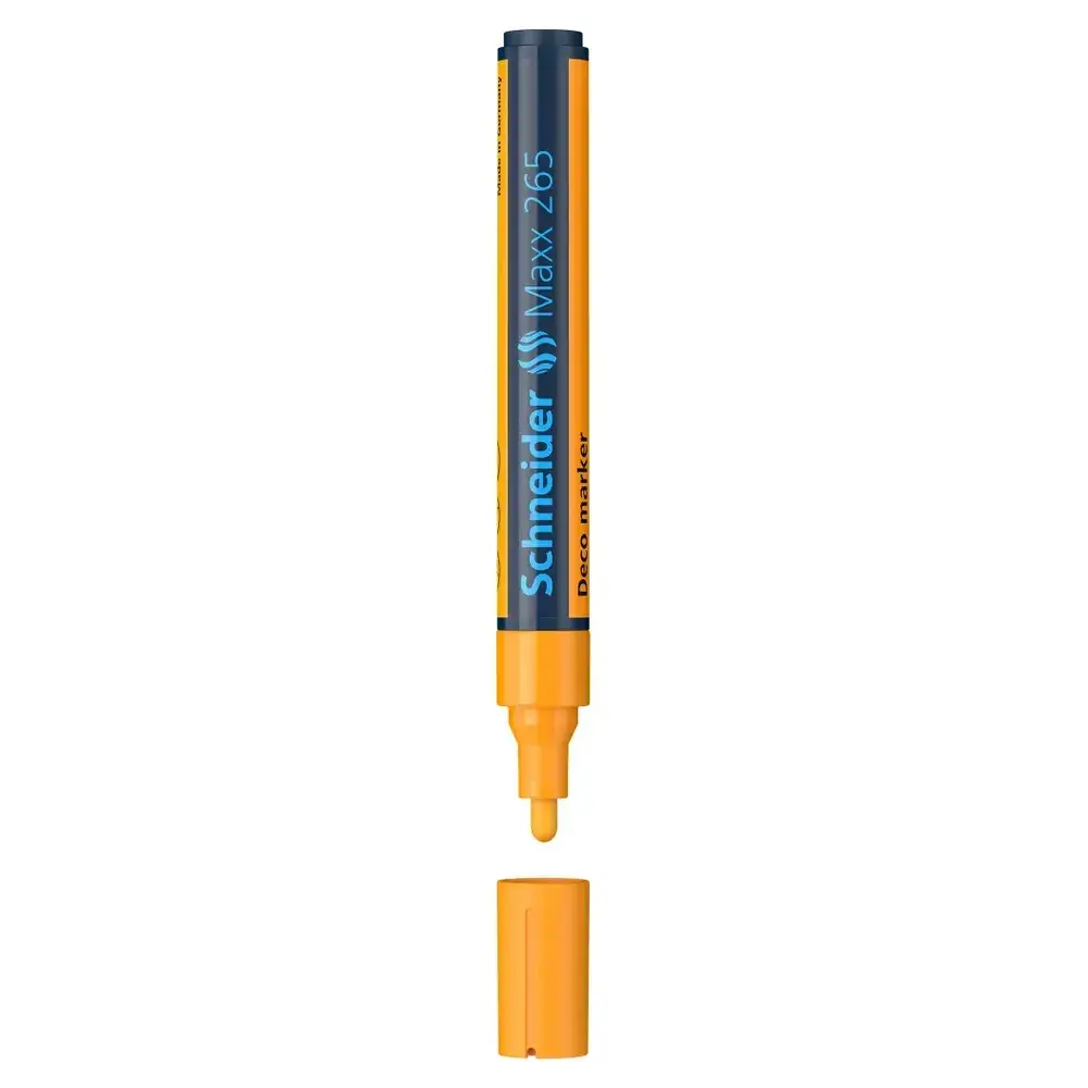 Schneider Marker tečna kreda Maxx 265, Okrugli vrh, Narandžasti