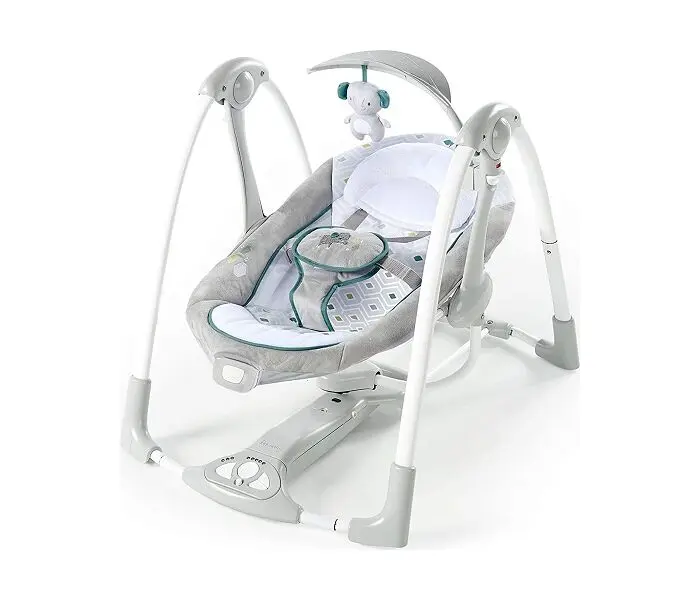 Kids II Ingenuity Ljulaška za bebe Convertme Swing Nash 12055, Siva