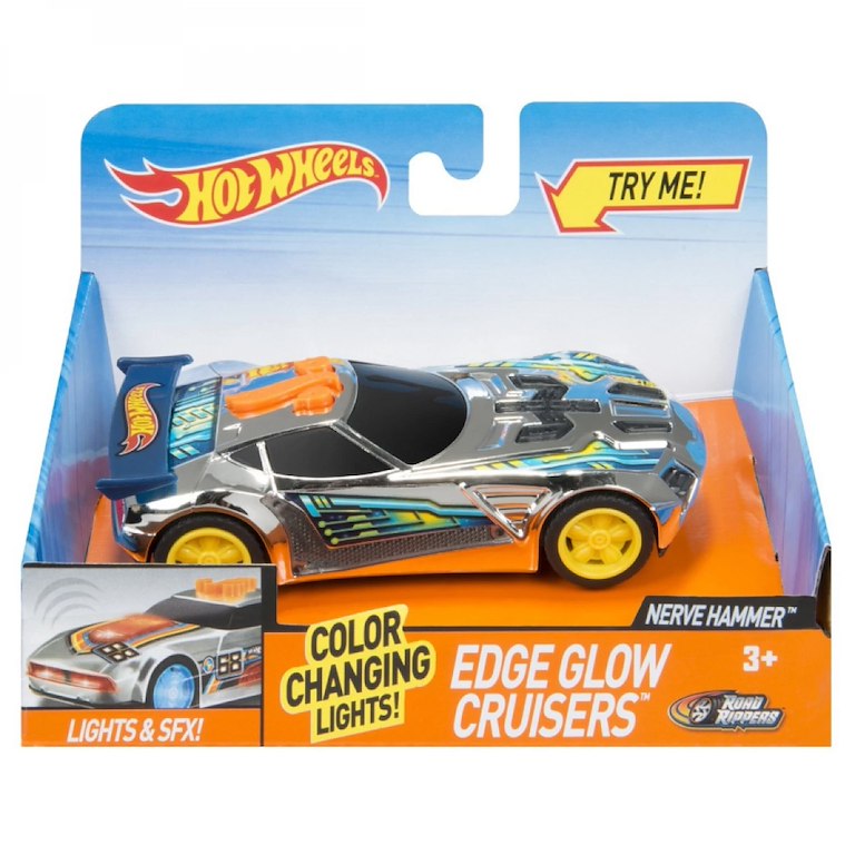 HOT WHEELS EDGE GLOW CRUISERS NERVE HAMMER AUTO