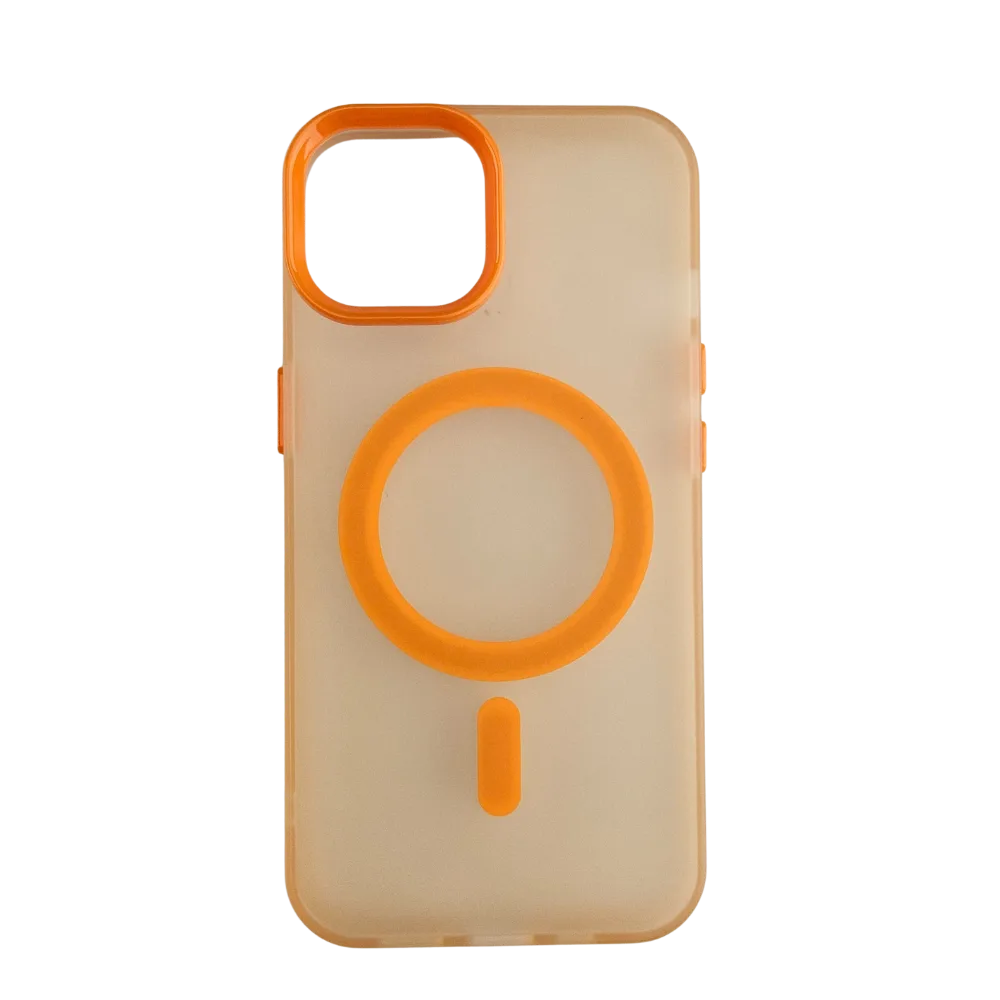 Zaštitna silikonska futrola (FLURO) za iPhone 13/14, Narandžasta