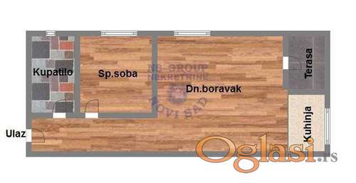 Dvosoban stan na Adicama