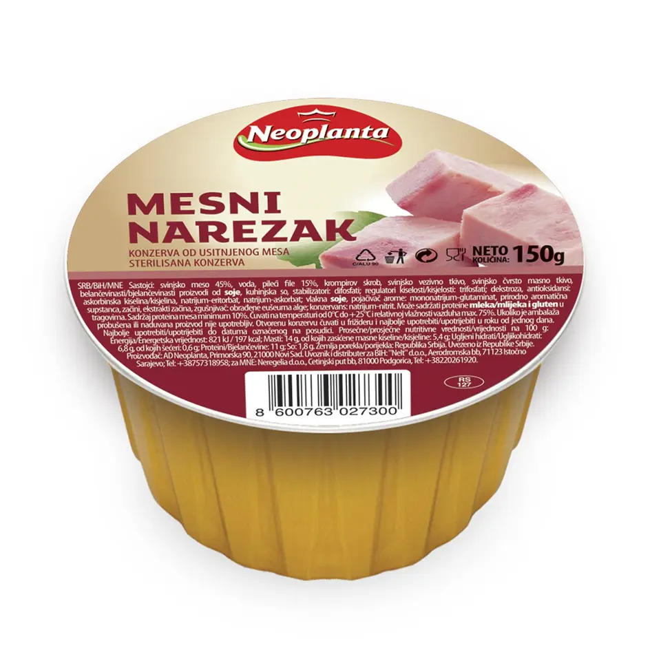 Neoplanta Mesni narezak, 150gr