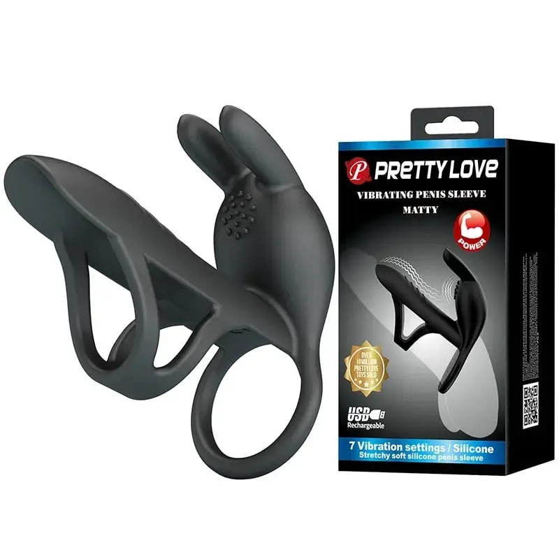 Navlaka za penis Matty, Vibrirajuća, 10.5cm