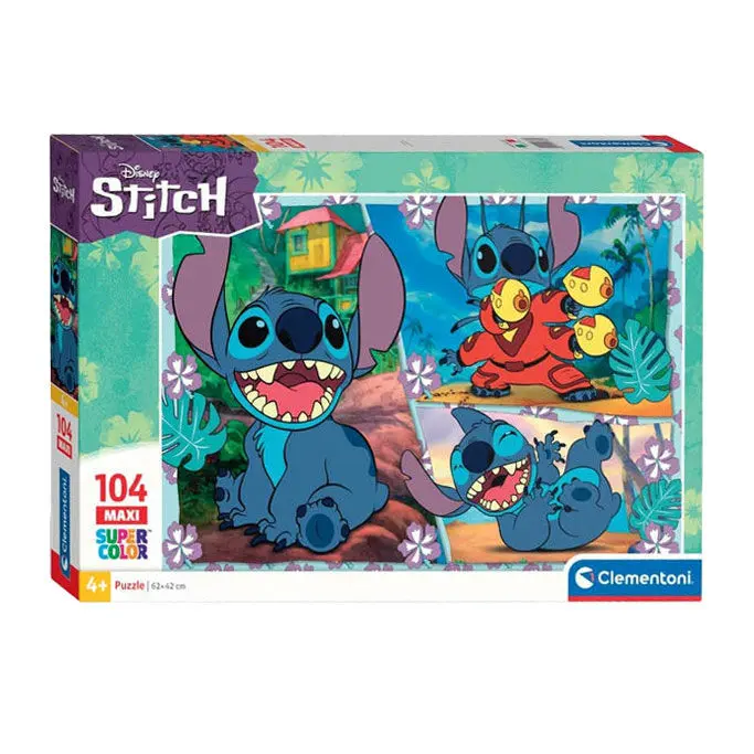 Clementoni Puzzle za decu Maxi Disney Stitch, 104 dela