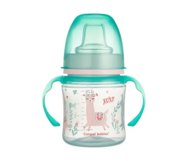 Canpol Babies Čaša za bebe "Exotic Animals" 120ml zelena