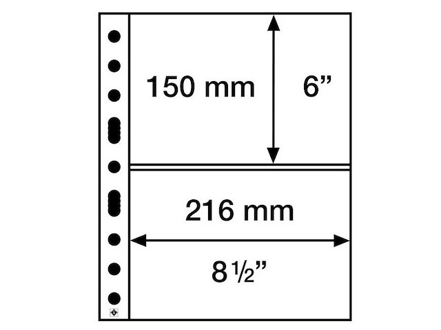 Leuchtturm Grande 2C listovi za novčanice.
