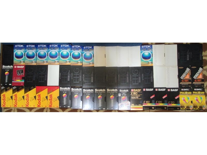Odlicne VHS trake bez slike ali sa dobrom muzikom