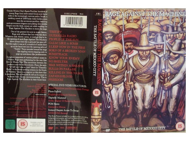 RAGE AGAINST THE MACHINE - THE BATTLE OF MEXICO...DVD