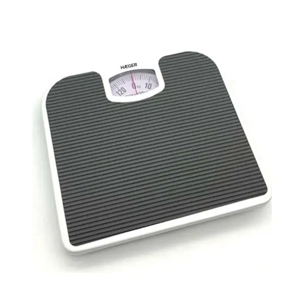 Telesna mehanička vaga 130kg tamno siva Haeger HEBS-MEC.012A