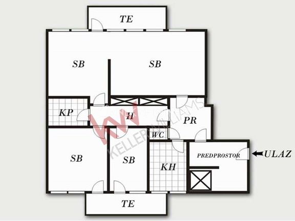 Stan 3.0, 85m2, Katanićeva (Beograd), 1100e