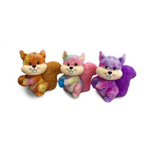 Plišana veverica sa šljokicama mix 25cm 838004
