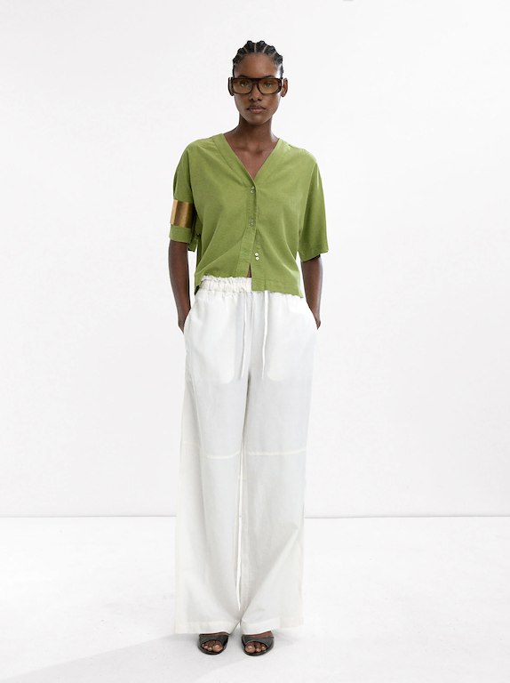 SHORT-SLEEVED SHIRT WITH 100% LYOCELL