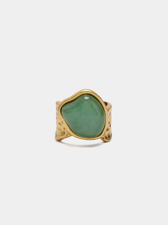 IRREGULAR RING WITH STONE