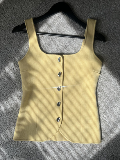 ZARA knit corset top