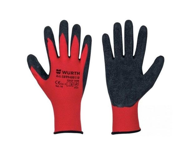Rukavice radne Wurth Red Latex 2 kom.